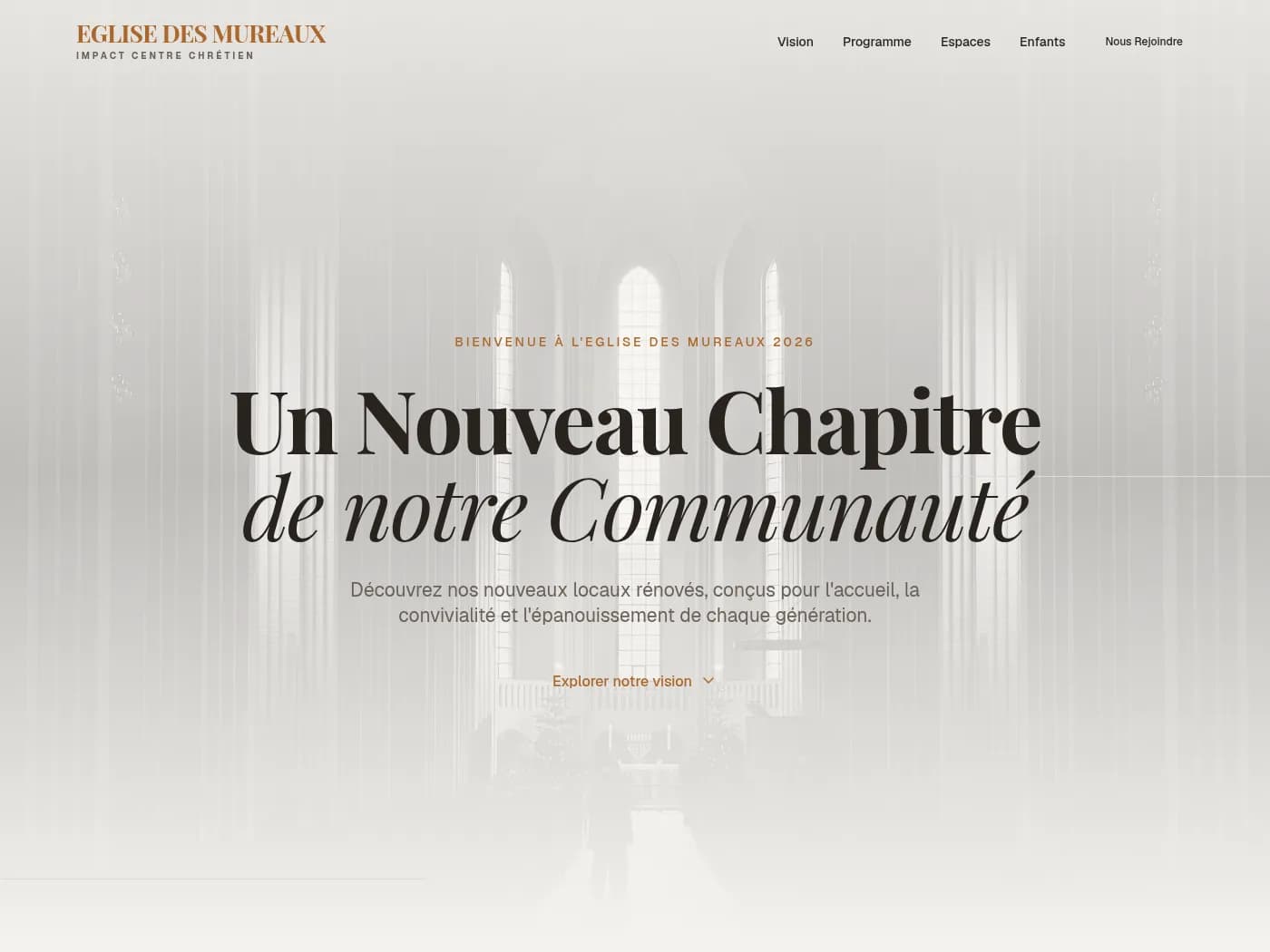 Eglise des Mureaux Site