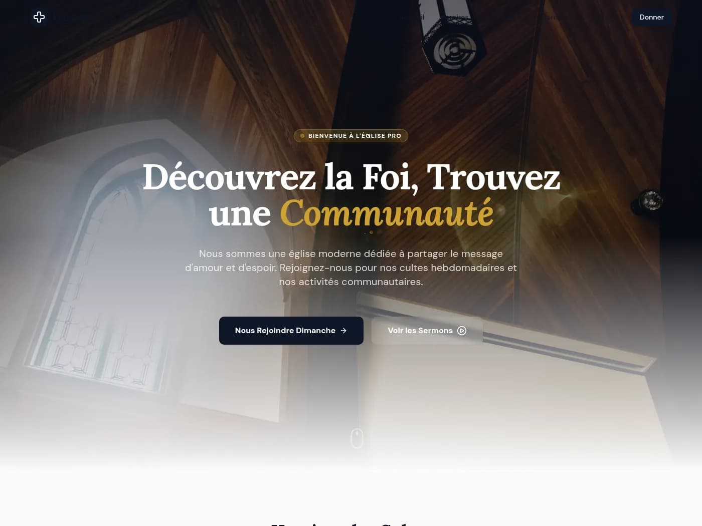 Église Pro Website