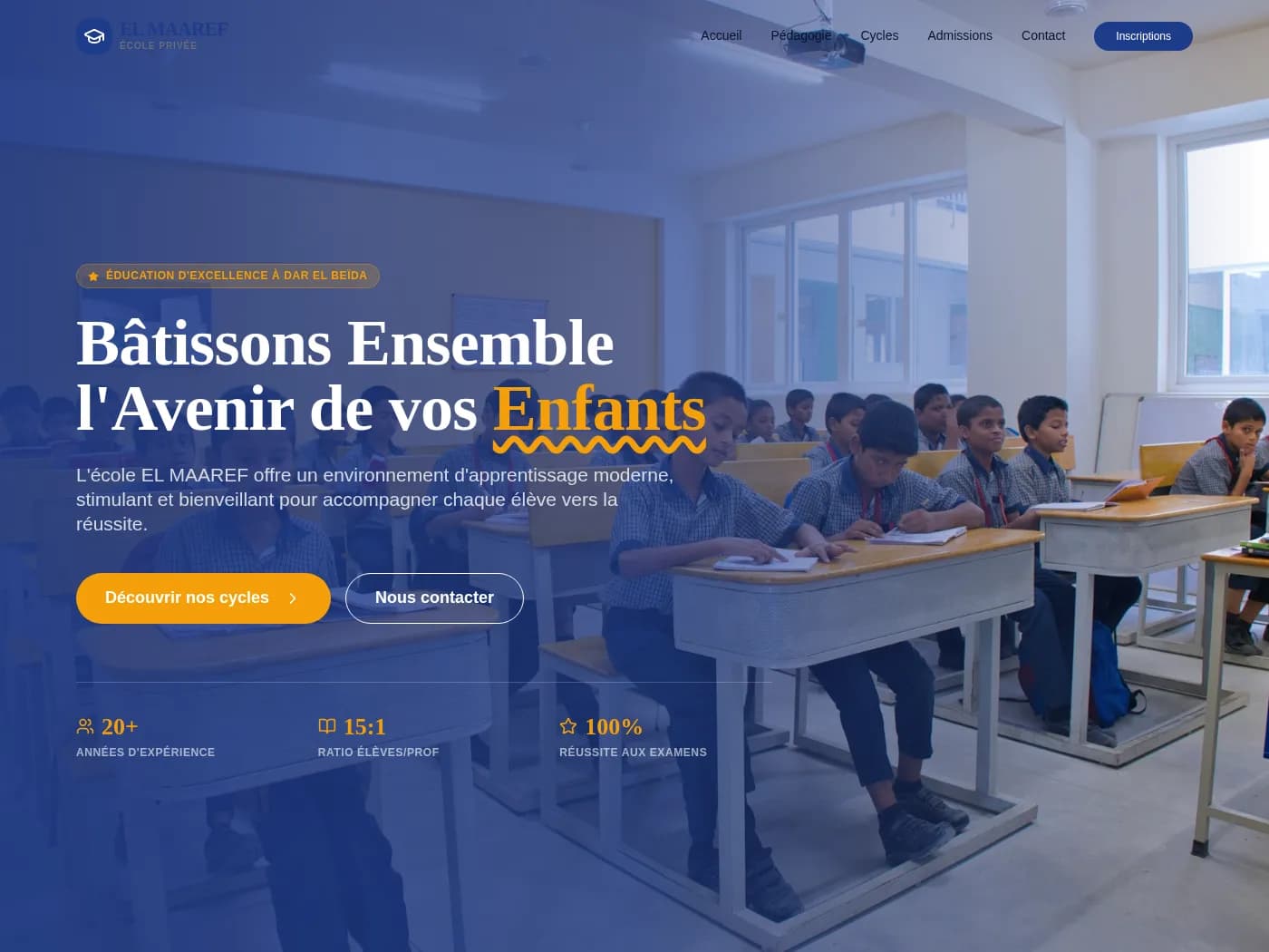 EL MAAREF School Site