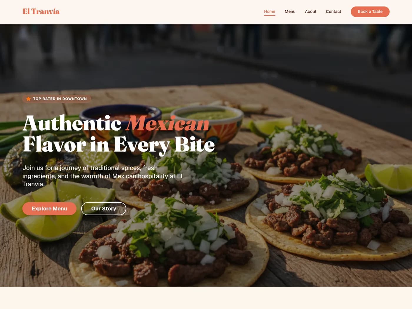 El Tranvía Restaurant Site