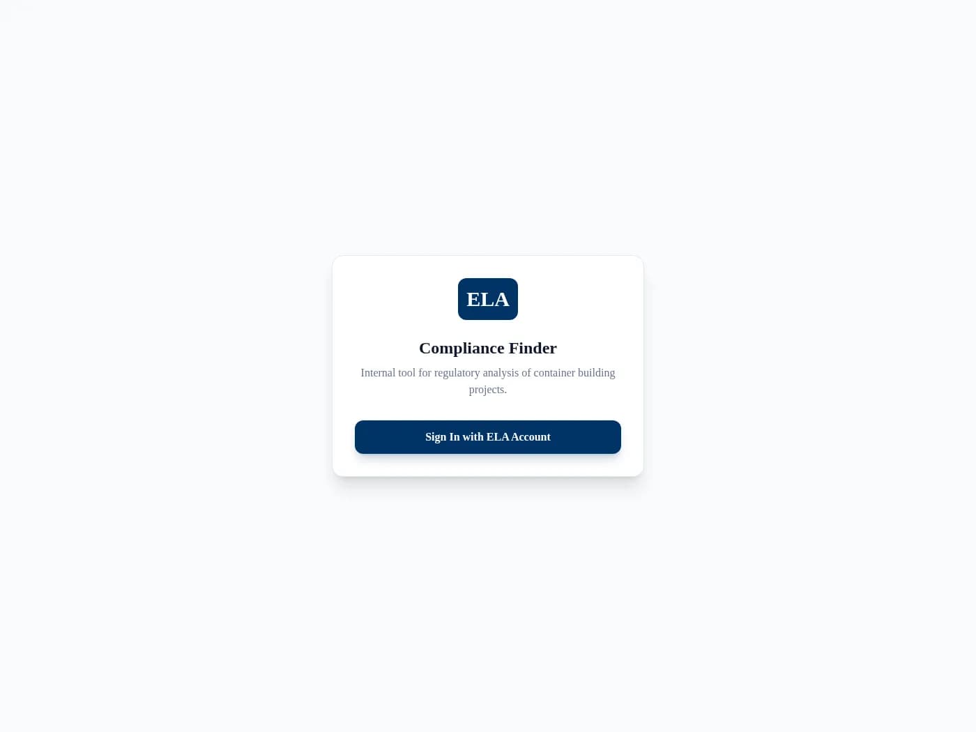 ELA Compliance Finder