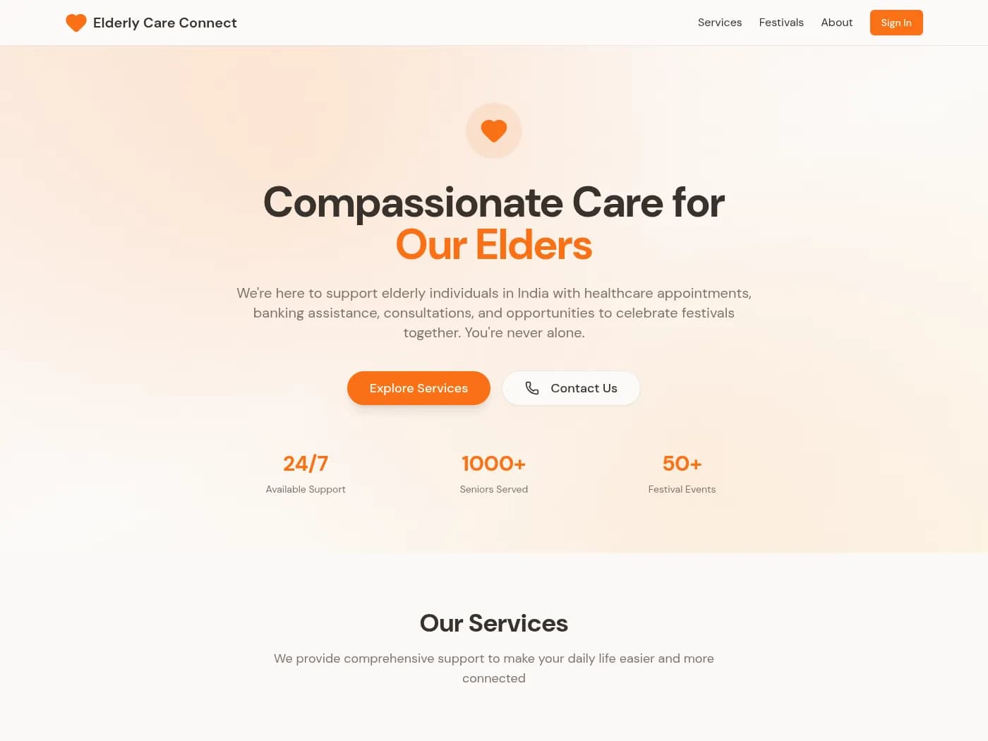 Elderly Care Connect