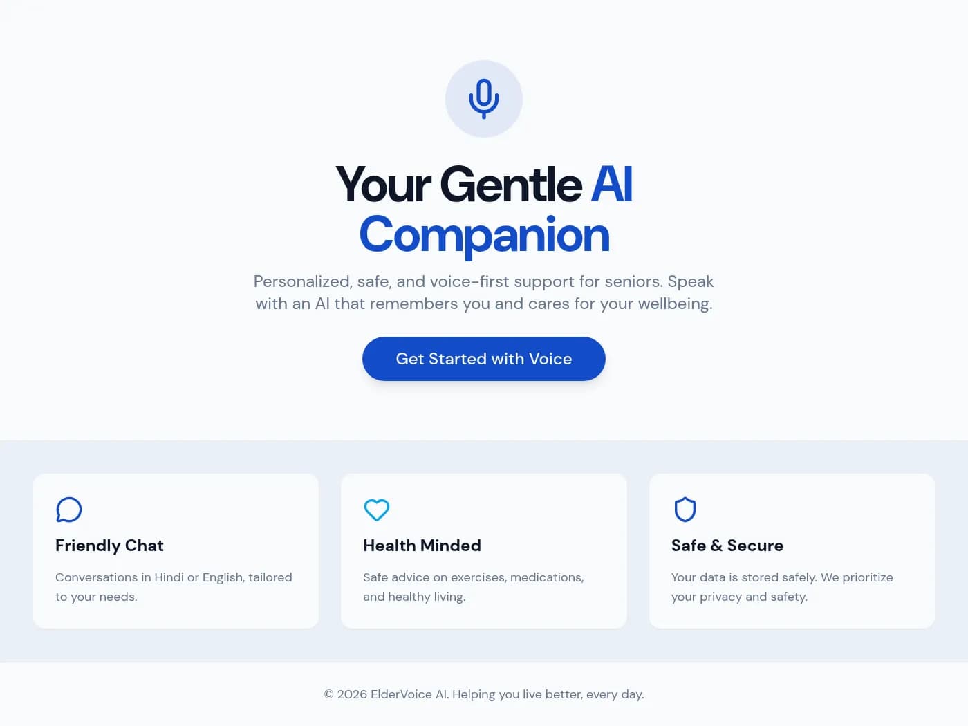 ElderVoice AI Companion