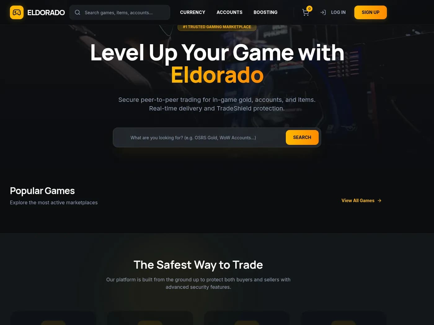 Eldorado Marketplace Clone