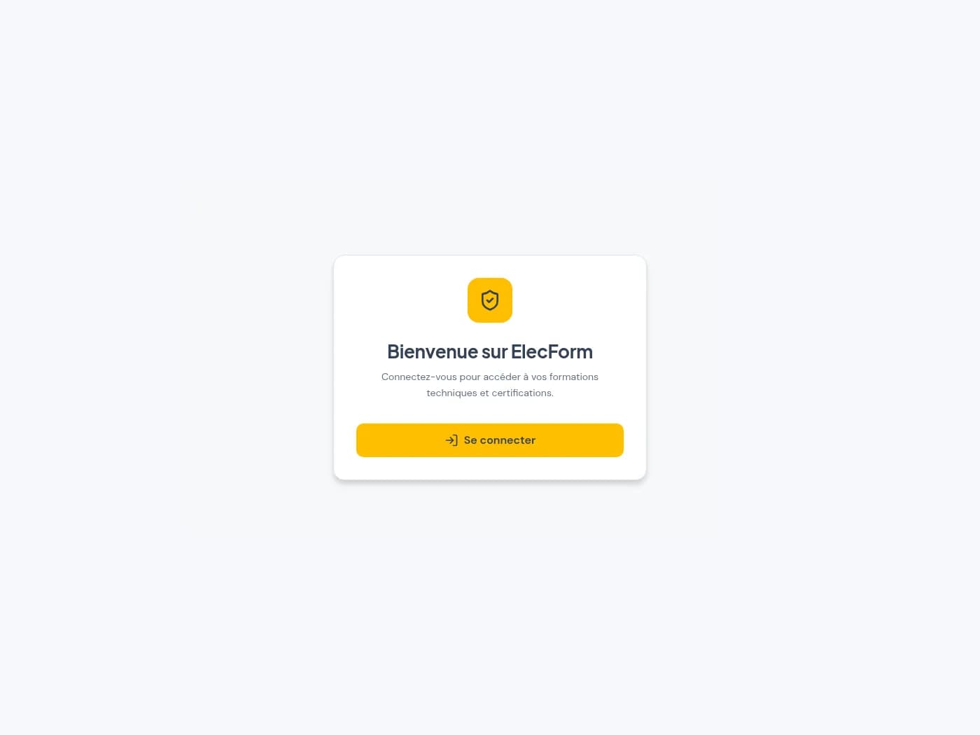 ElecForm Training Platform