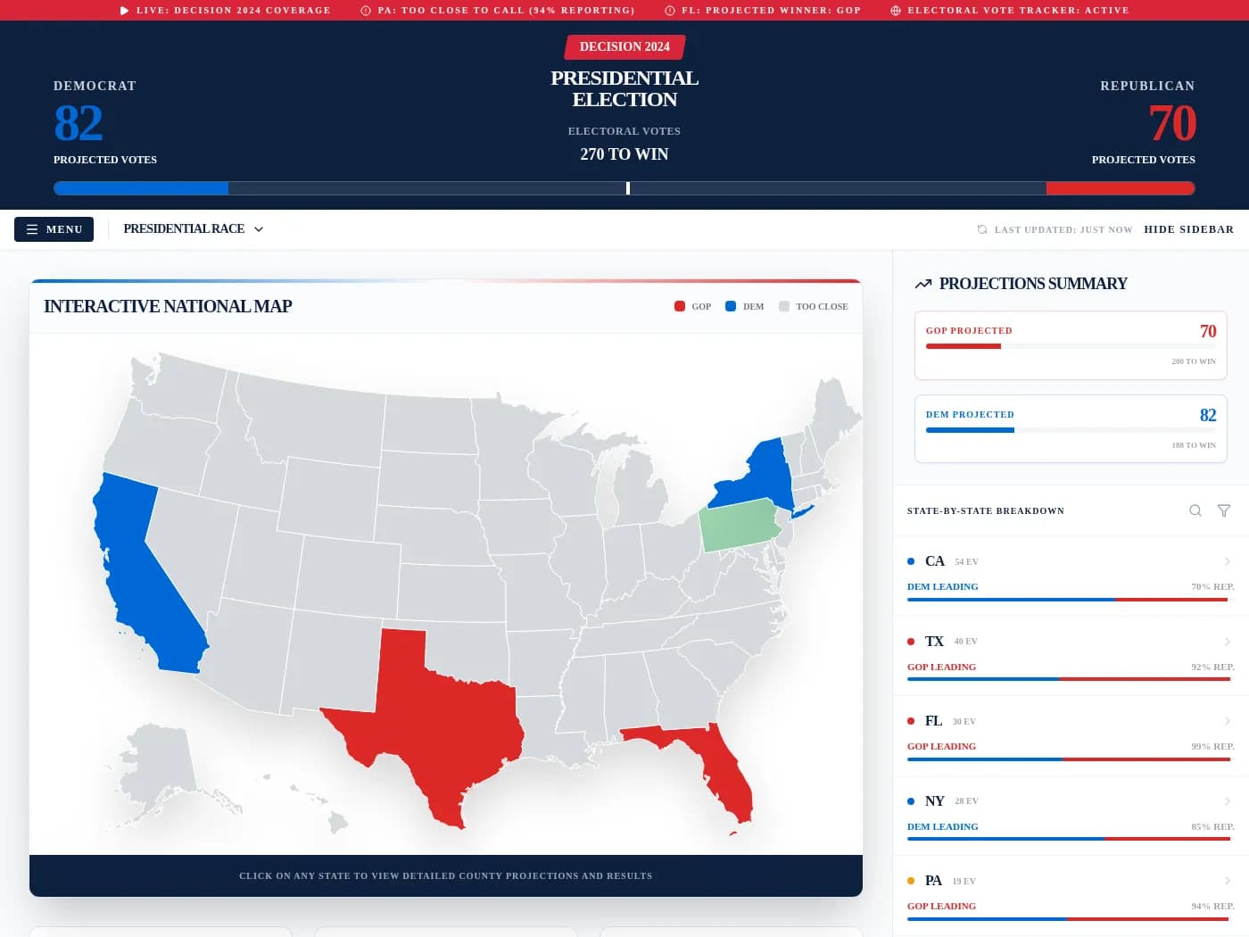 ElectionMap Explorer