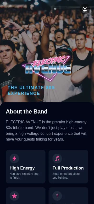 Electric Avenue Booking App