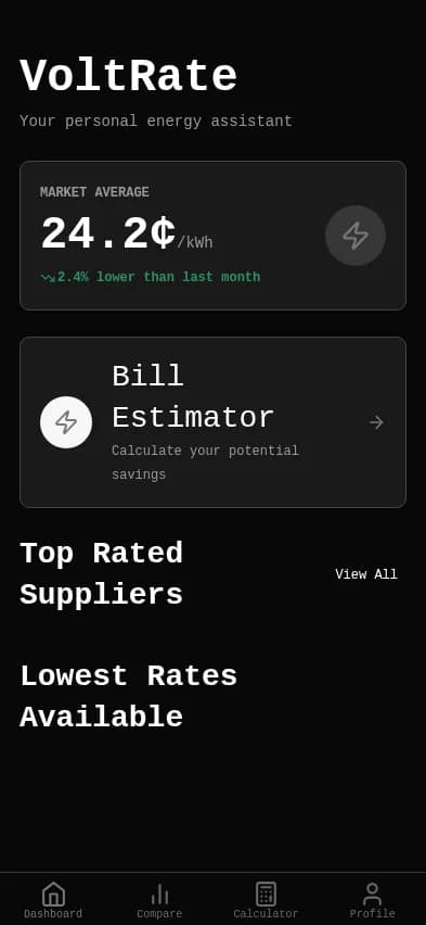 Electricity Quote App