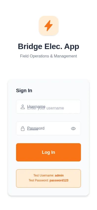 Bridge Elec App