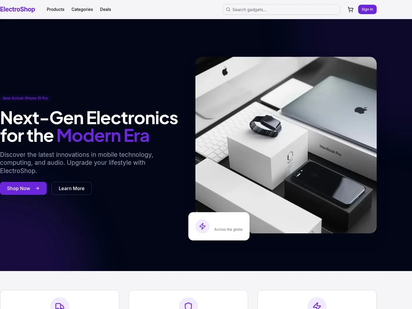 ElectroShop Online