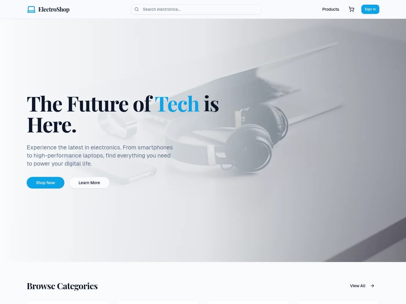 ElectroShop Online