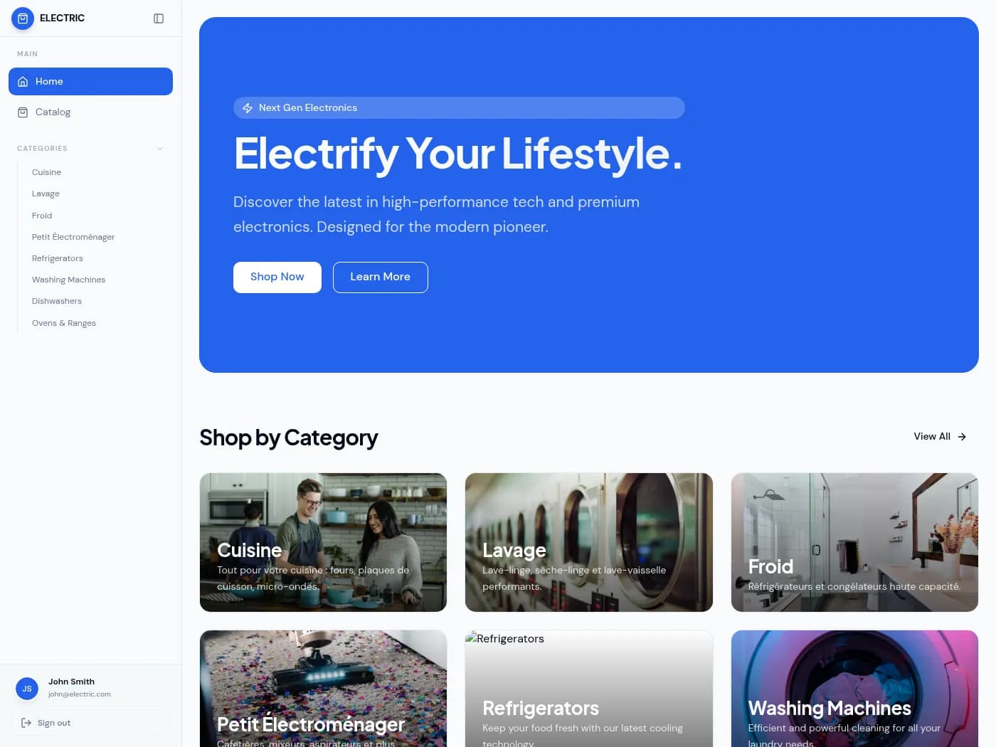 ElectroShop Hub