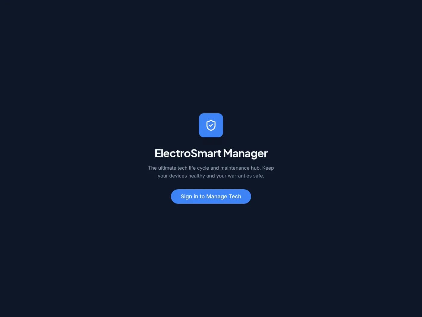 ElectroSmart Manager
