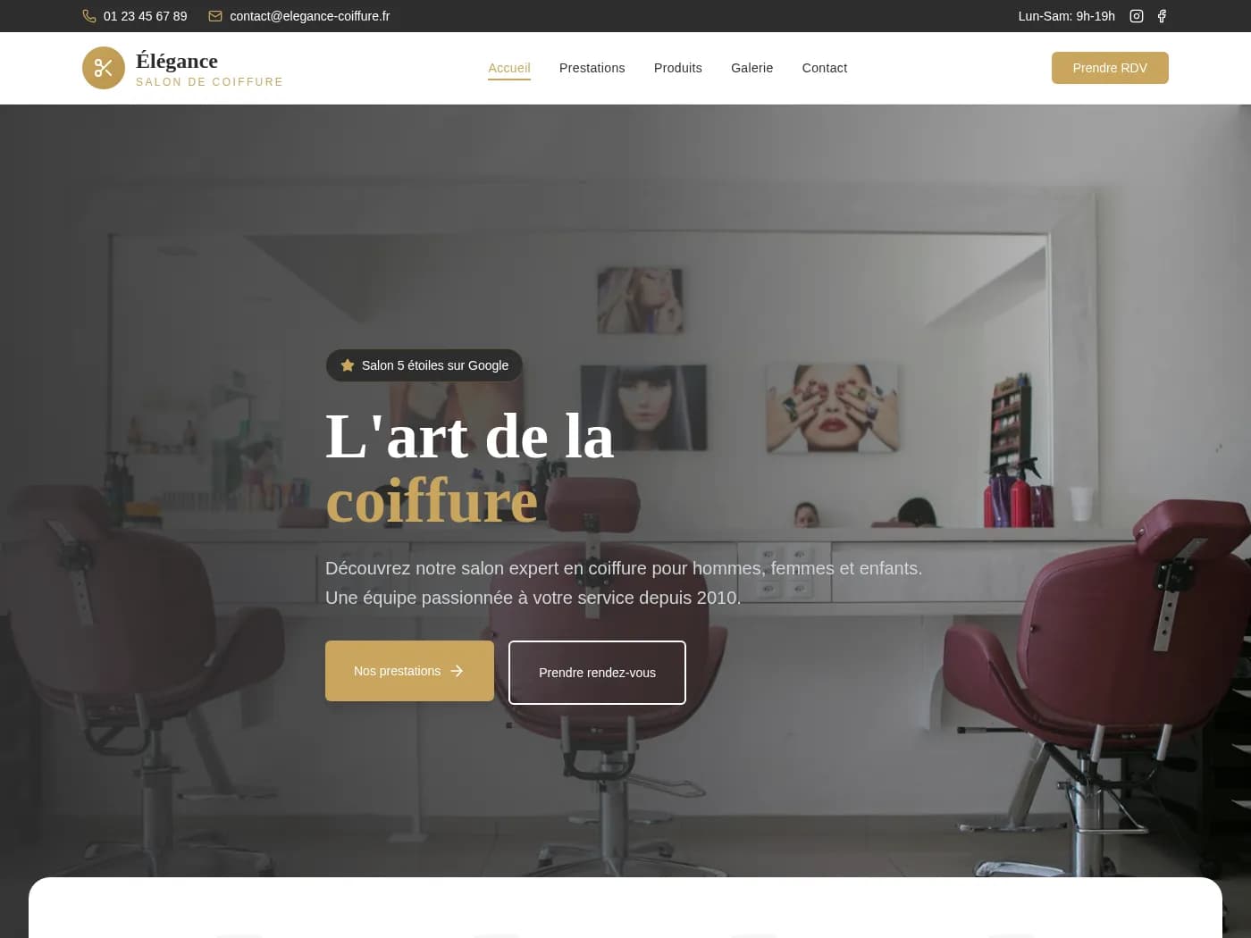 Élégance Salon Booking