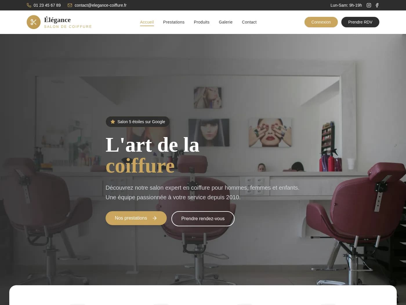 Élégance Salon App