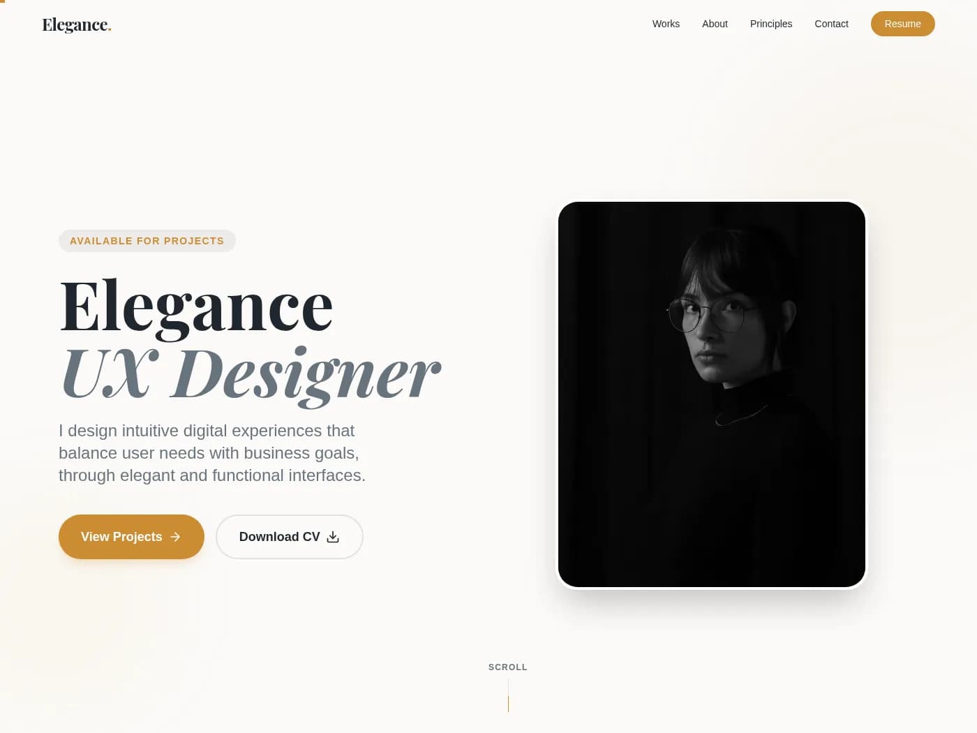 Elegance UX Portfolio