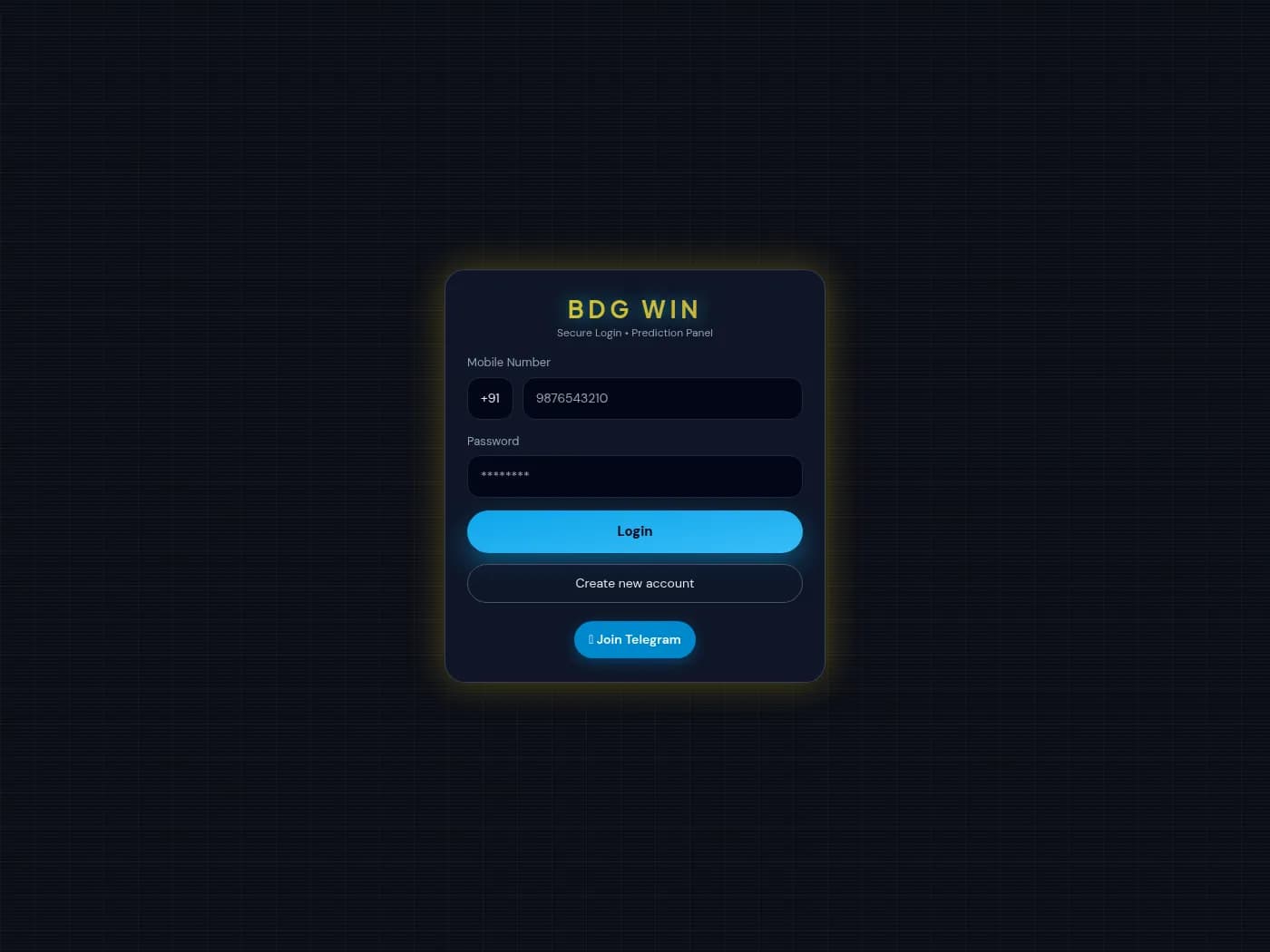 Elegant Login Portal