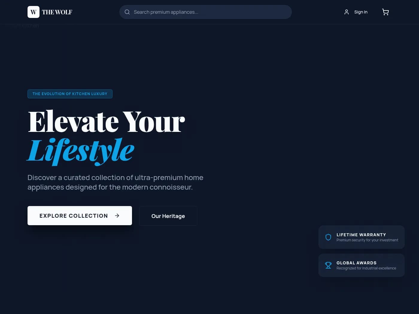 Elegant Market Portal