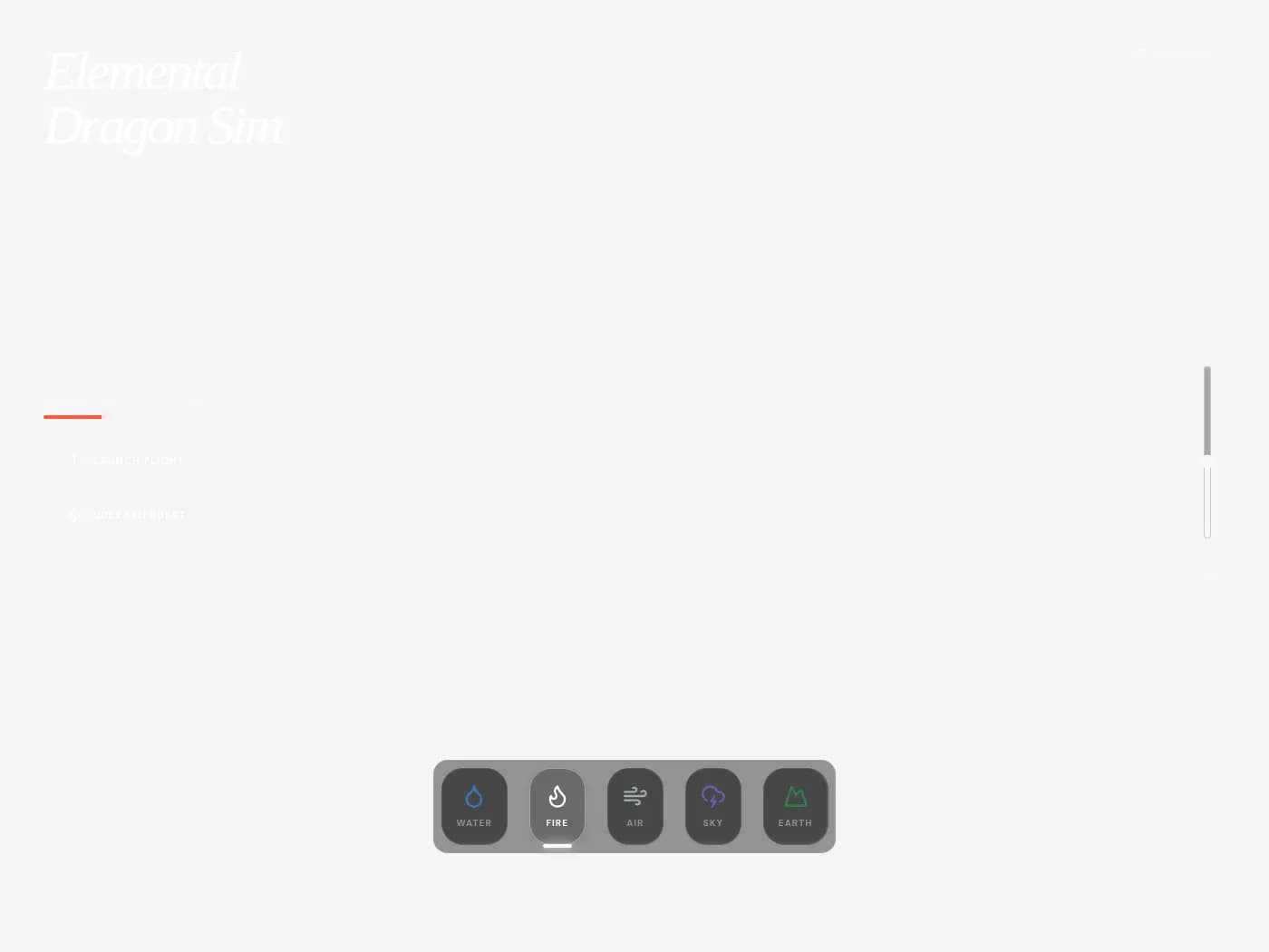 Elemental Dragon Simulator