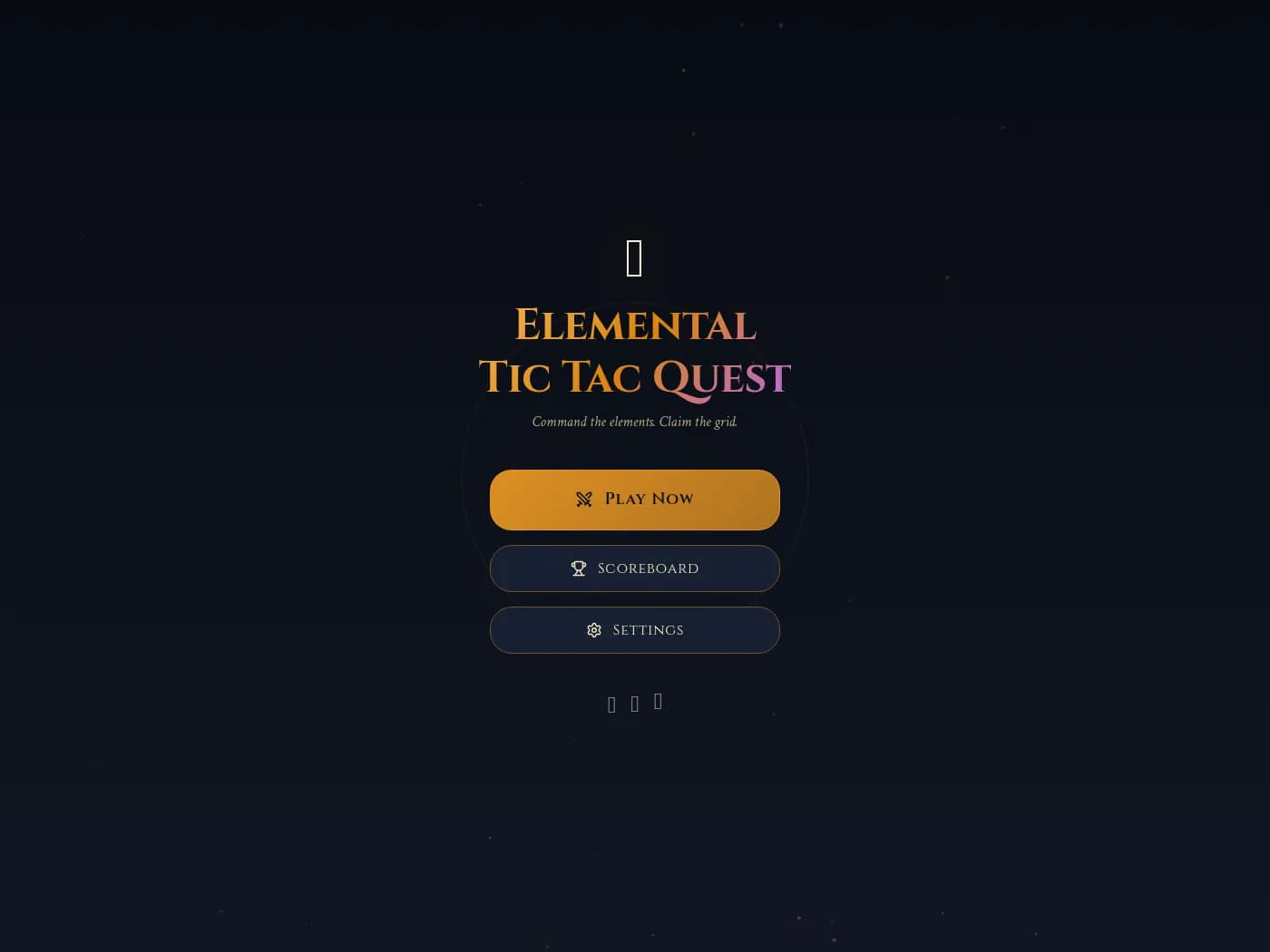 Elemental Tic Tac Quest