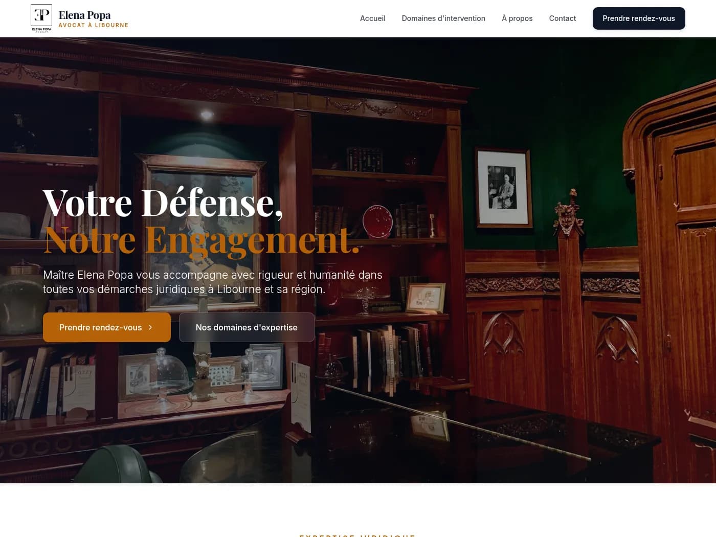 Elena Popa Law Website