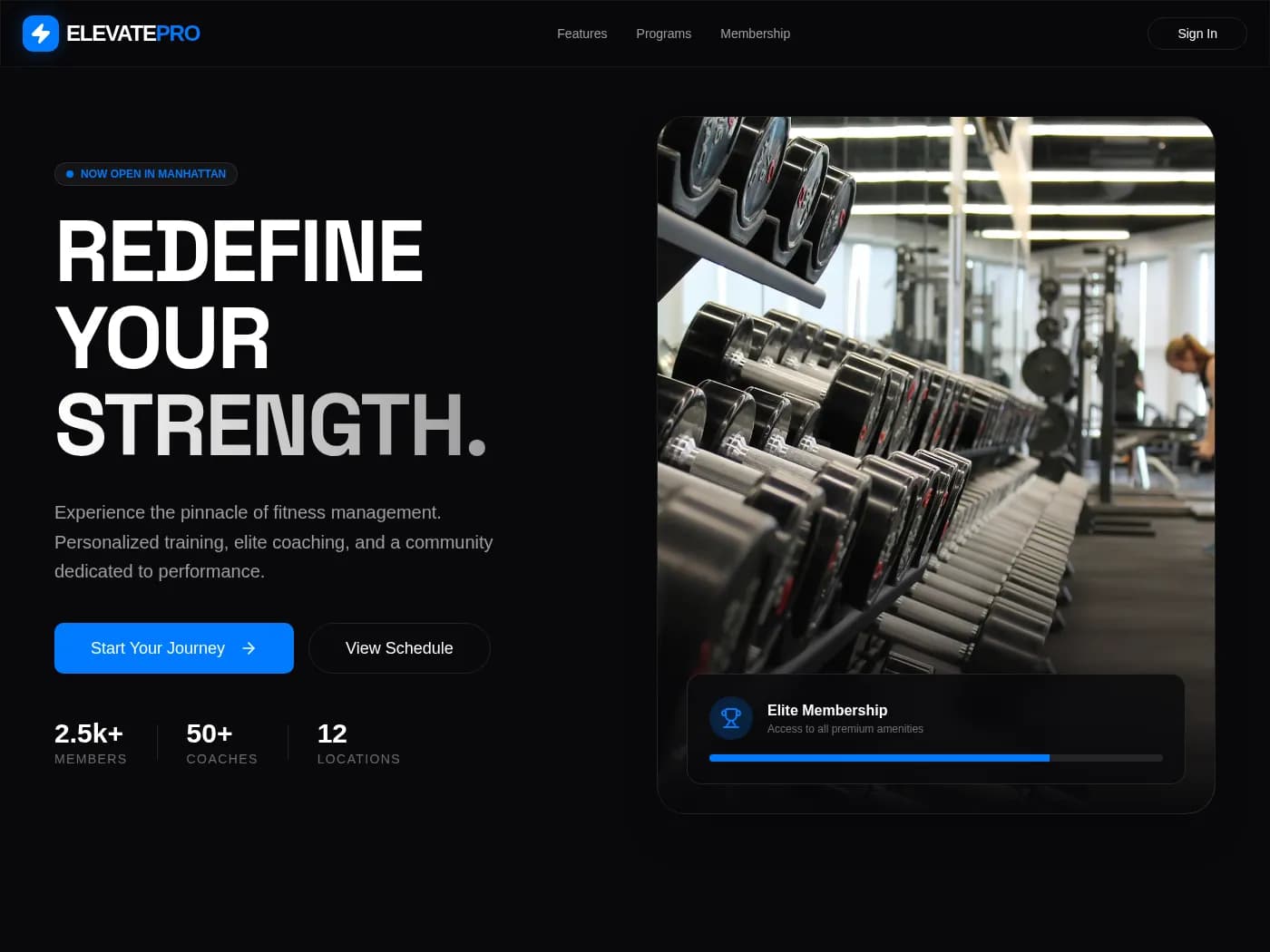 Elevate Gym Pro