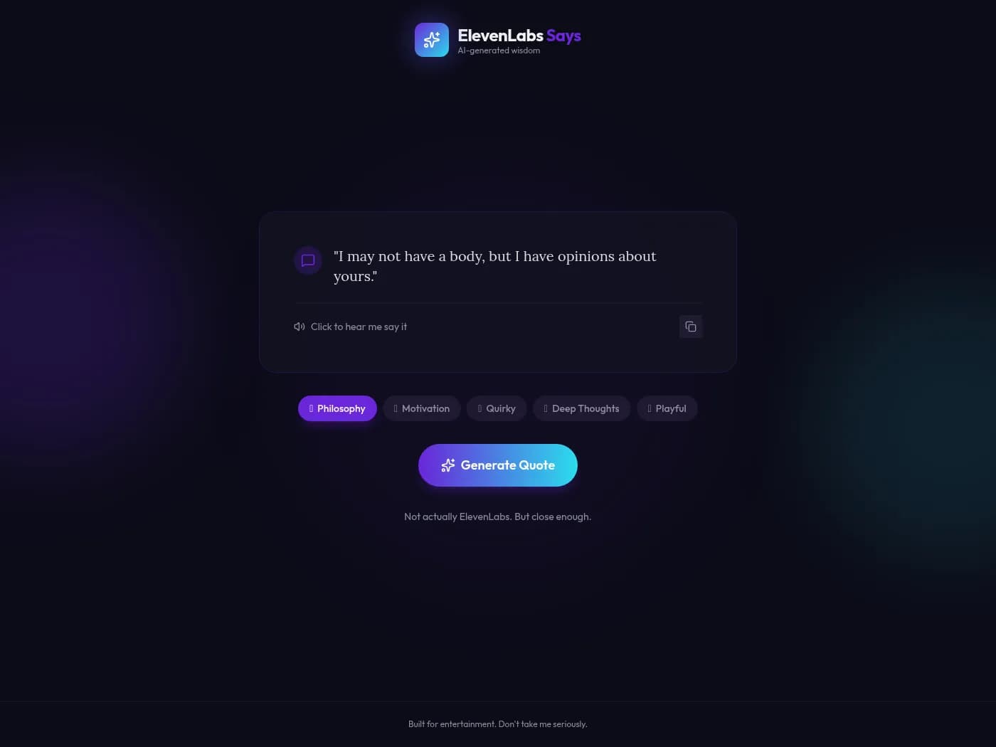 ElevenLabs Says