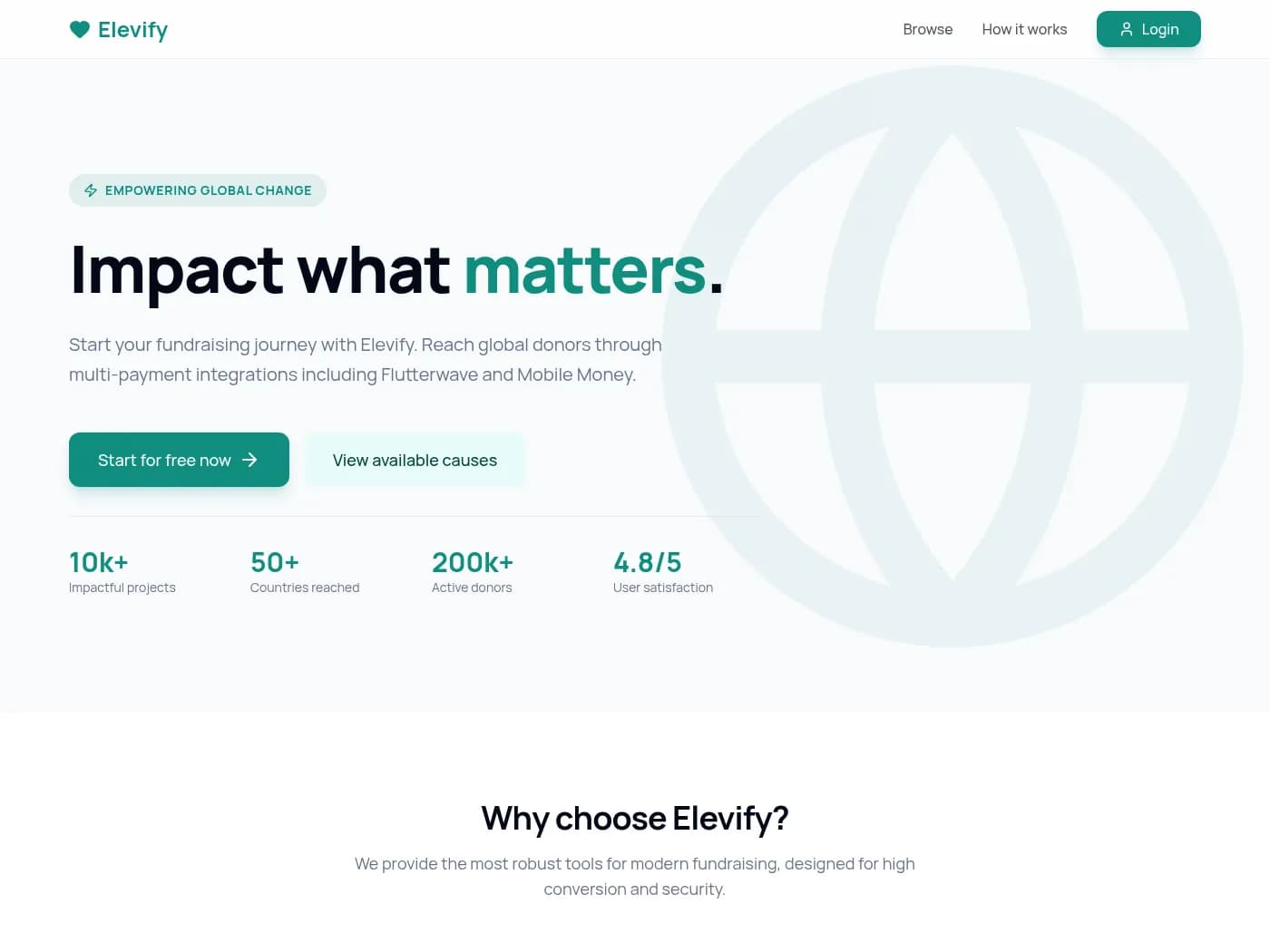 Elevify Clone Website