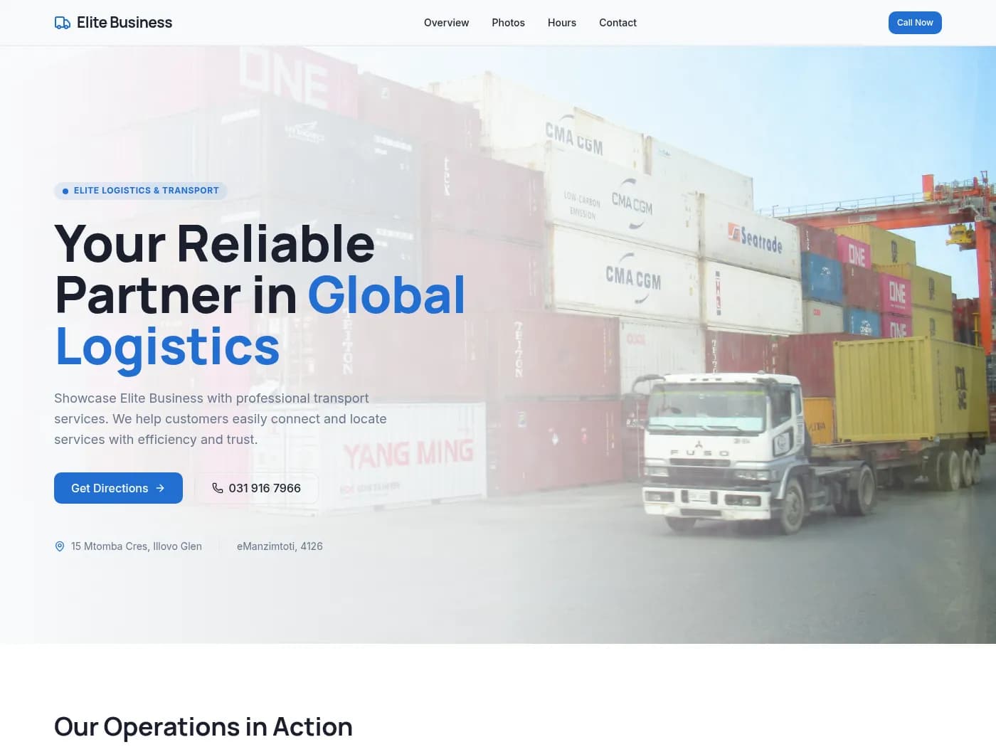 Elite Business Website