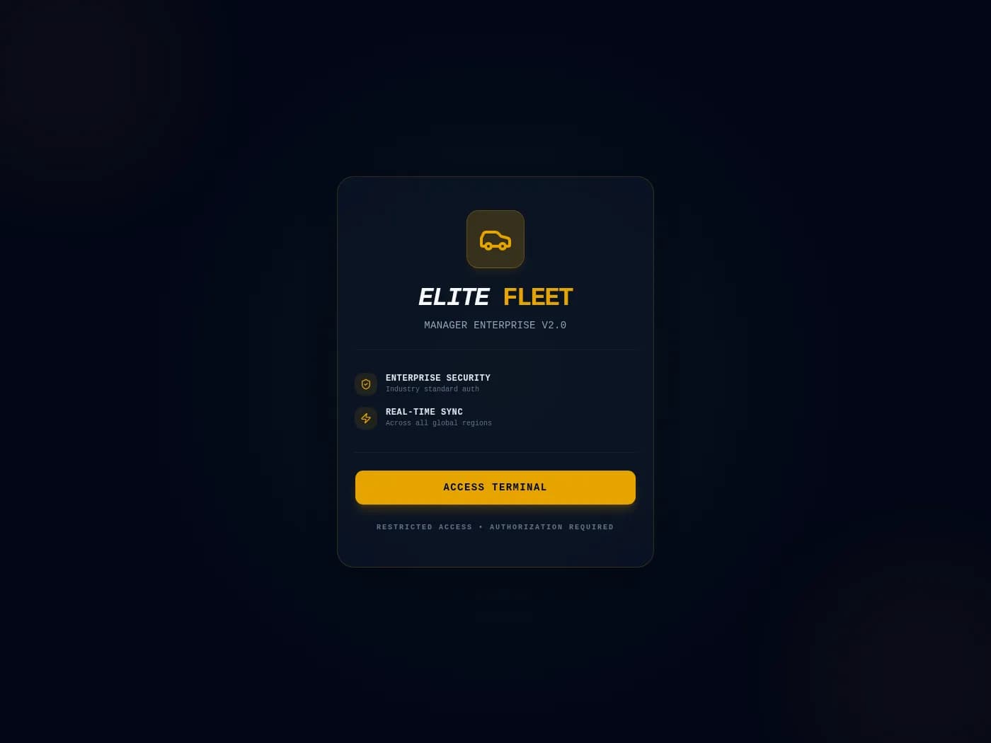 Elite Fleet Manager