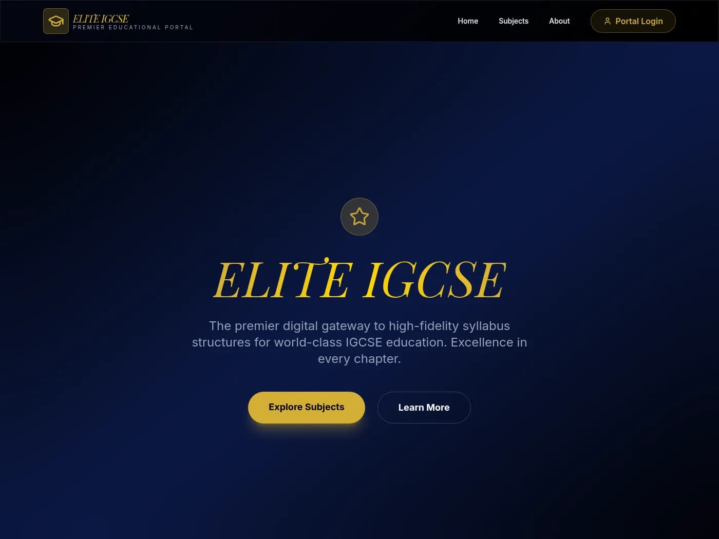 Elite IGCSE Portal