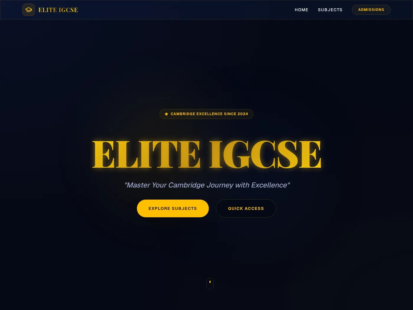 Elite IGCSE Web Portal