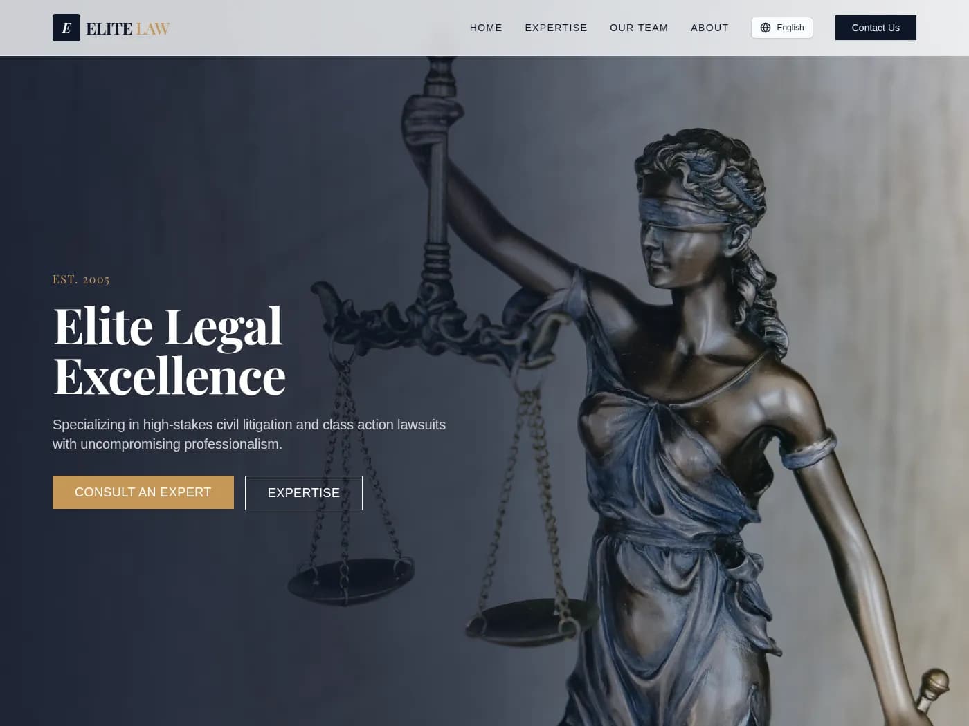 Elite Law Firm Website