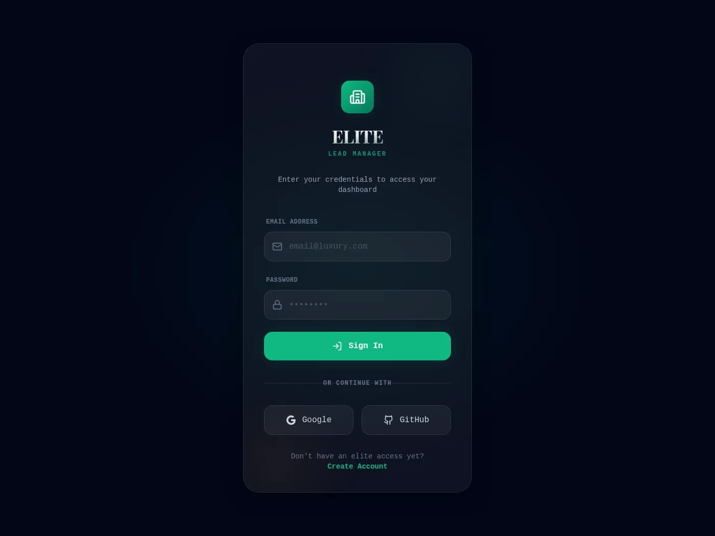 Elite Lead Manager