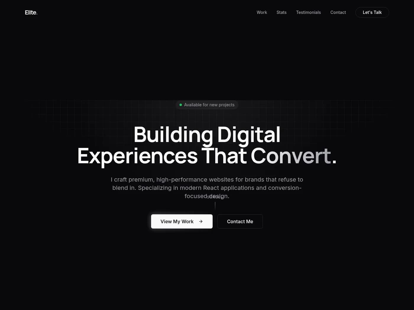 Elite Portfolio Site