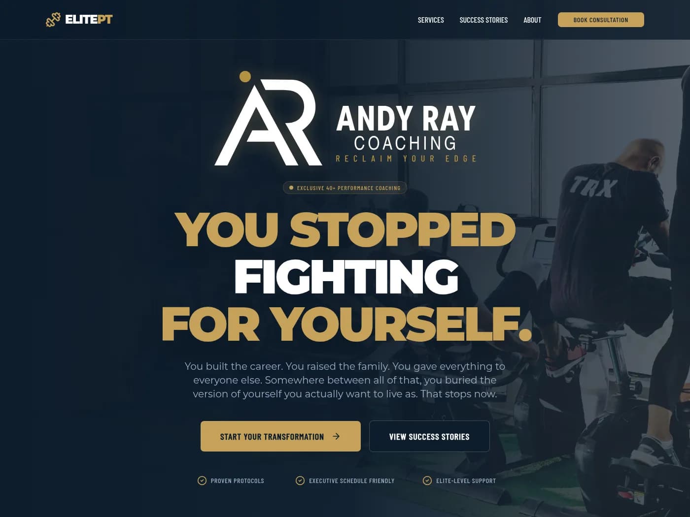 Elite PT Coaching Site
