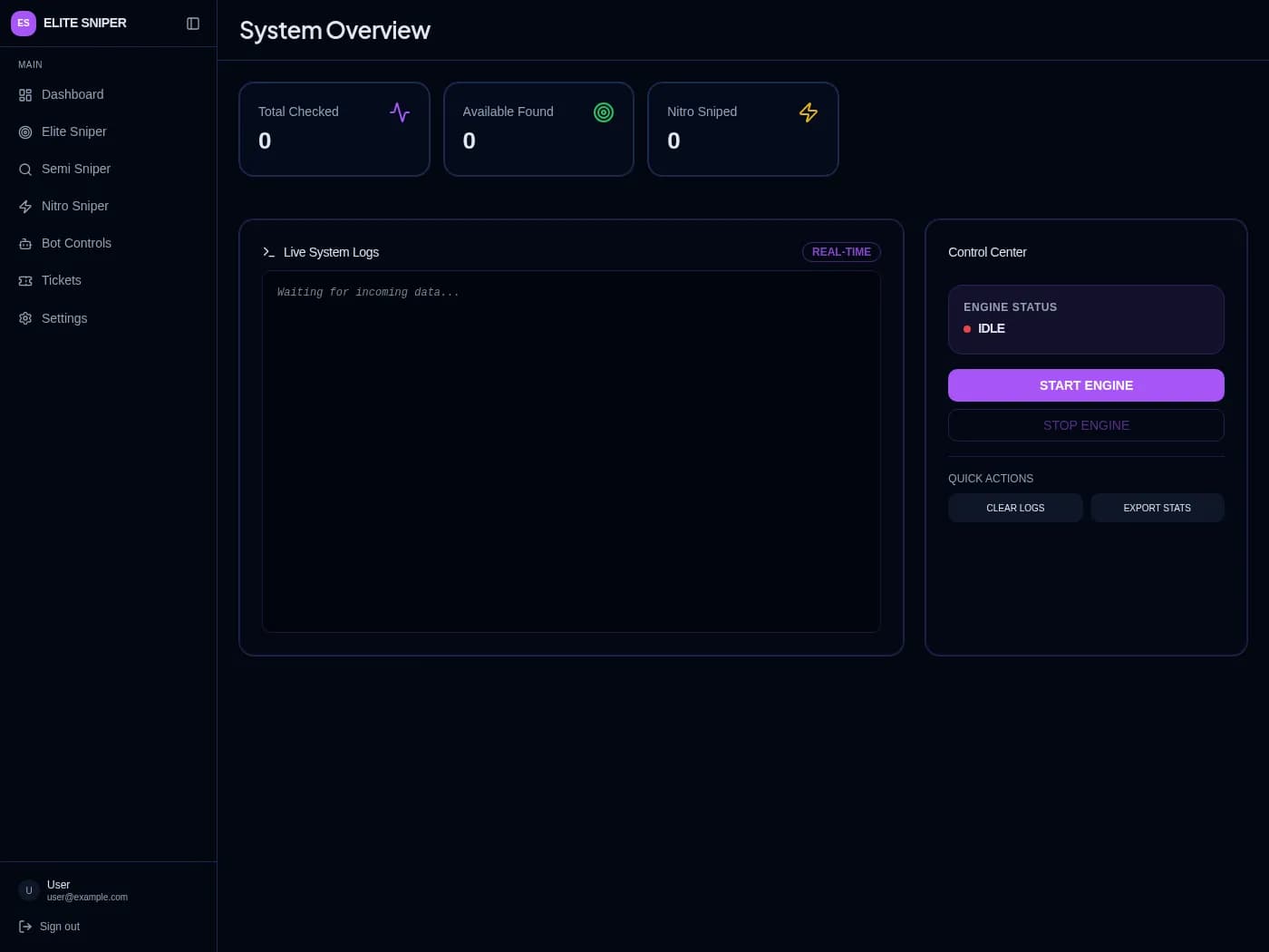 Elite Discord Sniper Suite