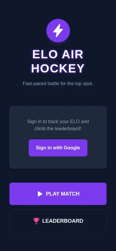 ELO Air Hockey