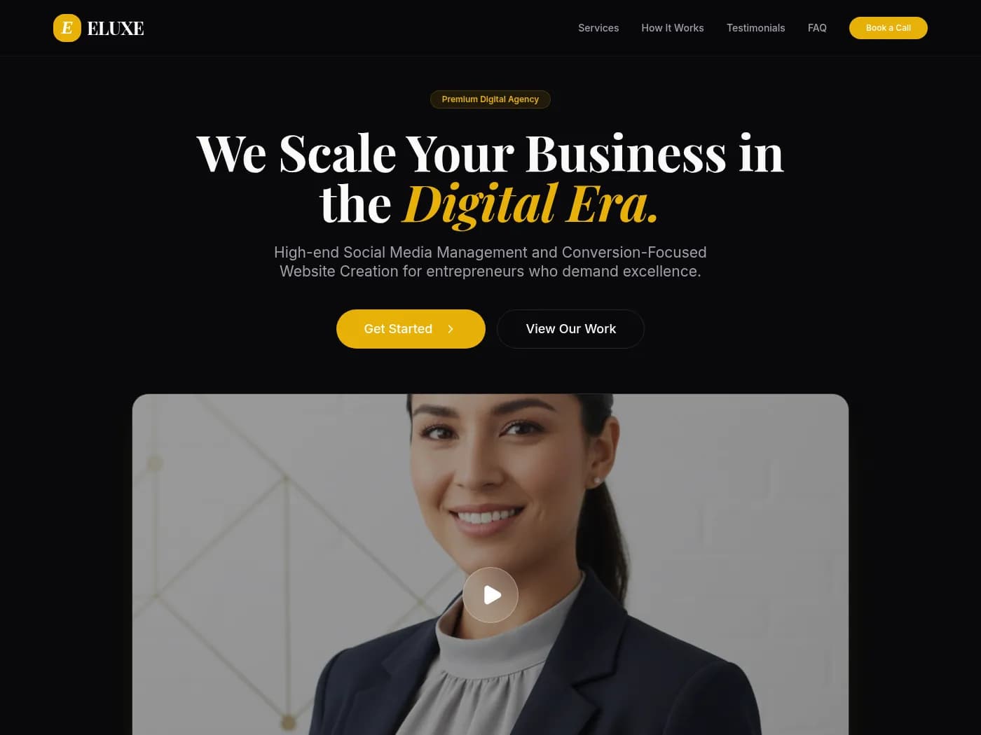 Eluxe Agency Landing