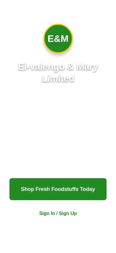 El-valengo Foodstuffs App