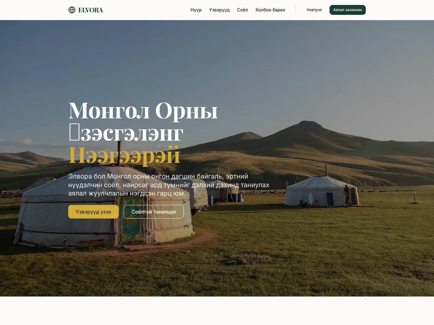 Elvora Tourism Portal