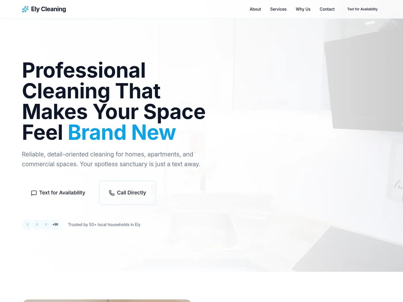 Ely Cleaning Website
