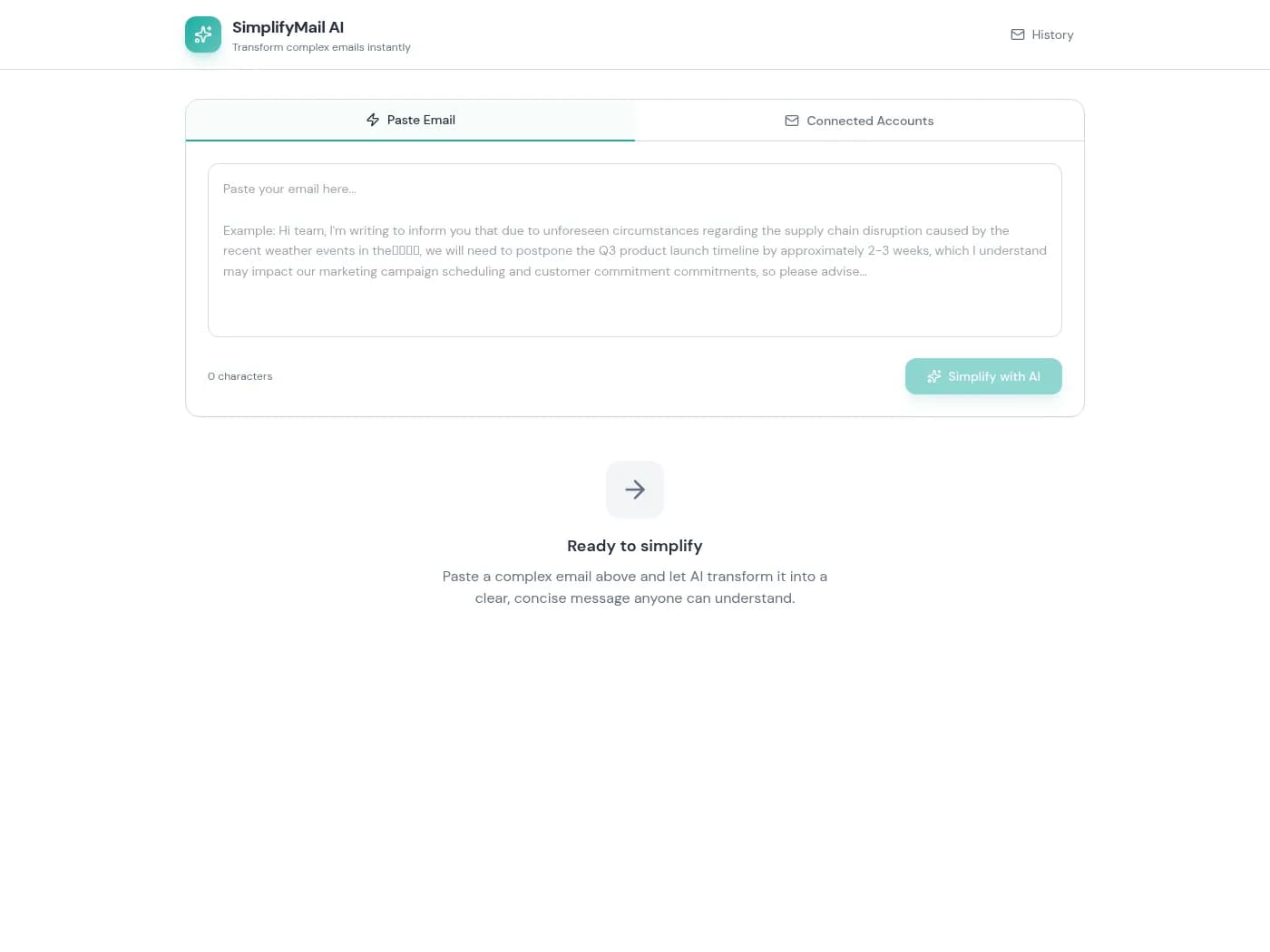SimplifyMail AI