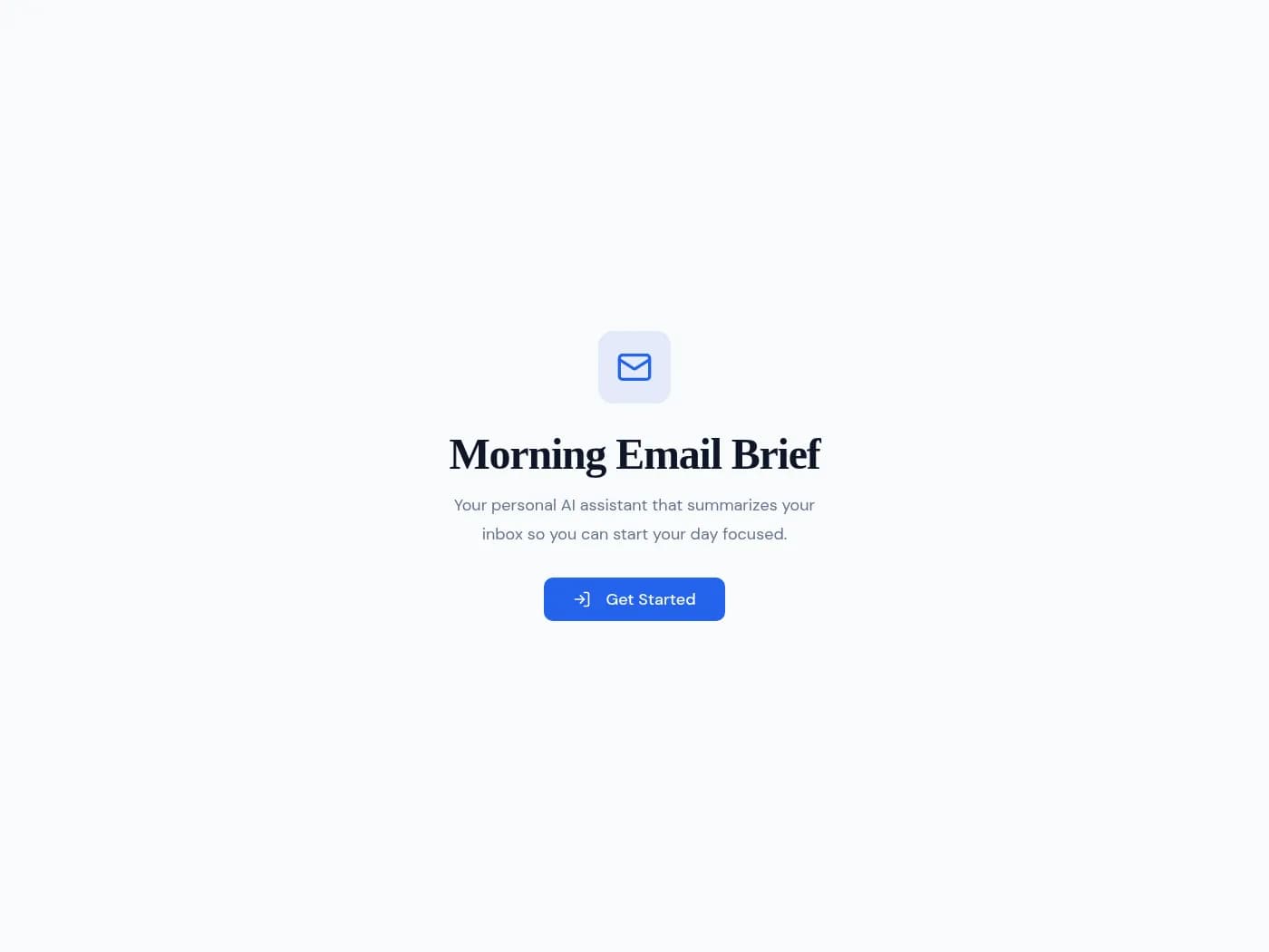Morning Email Brief Agent