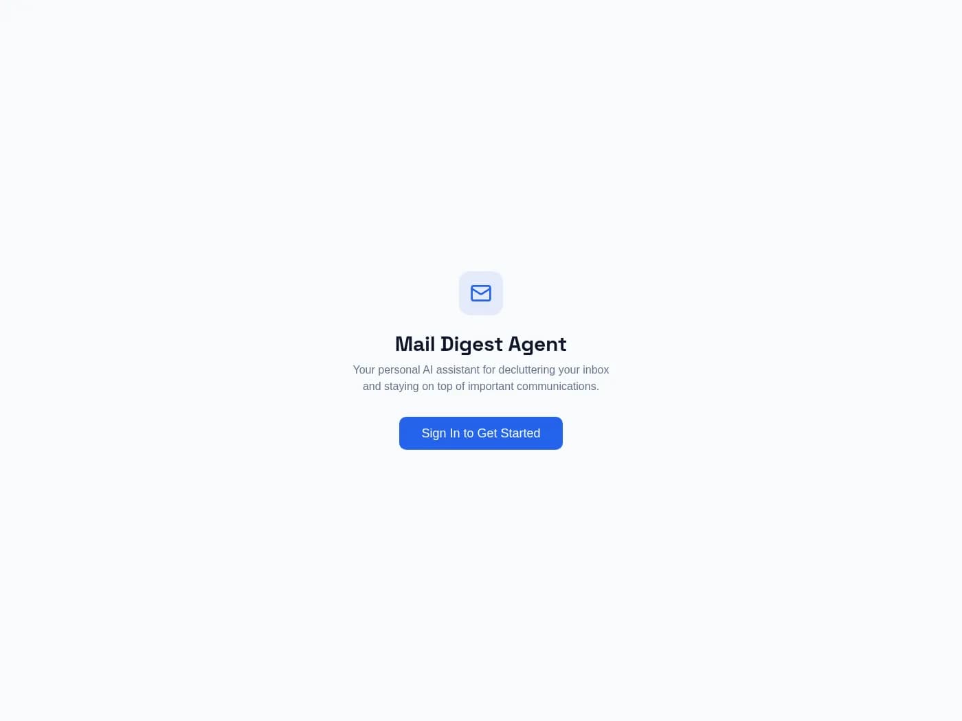 Mail Digest Agent