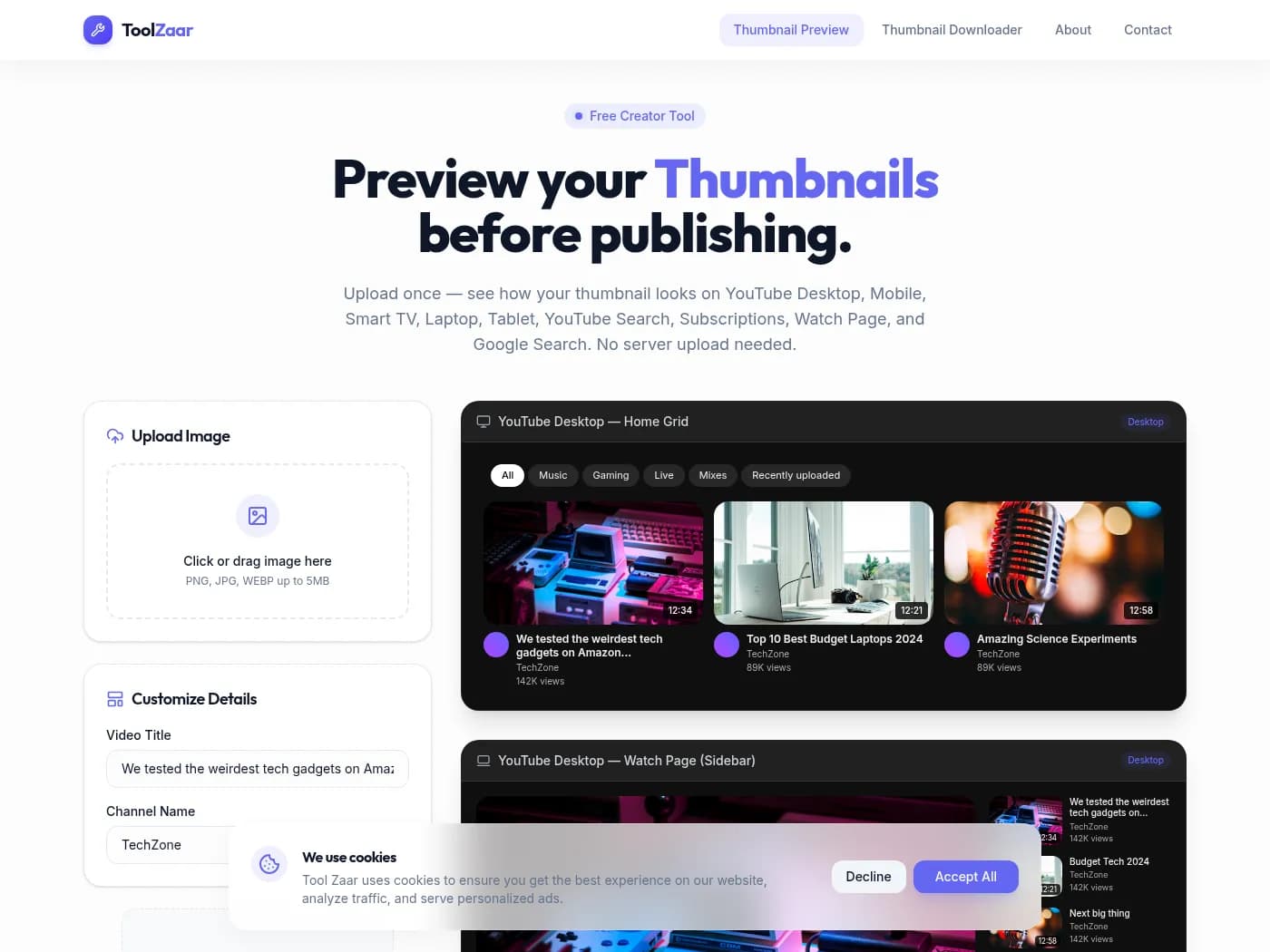 Email Update Website