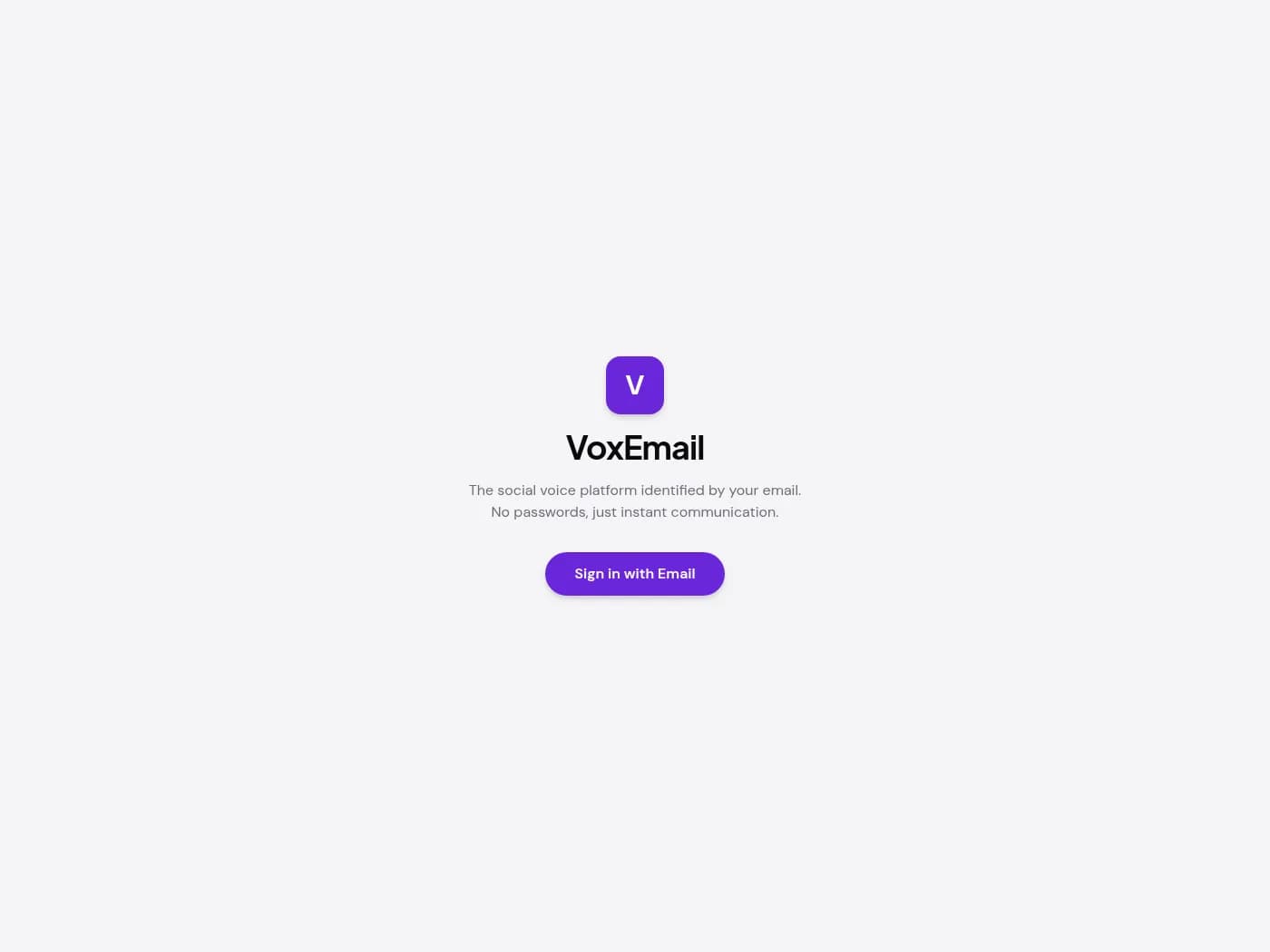 Email Social Voice Chat