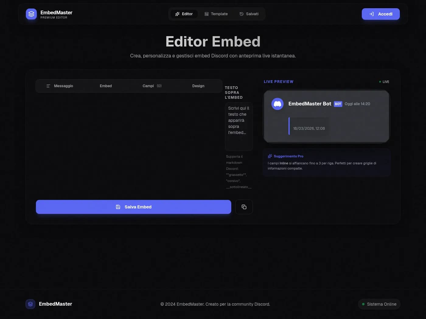 EmbedMaster
