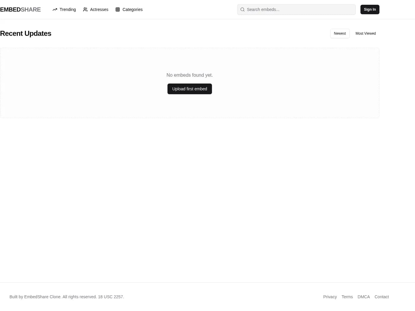 EmbedShare Clone