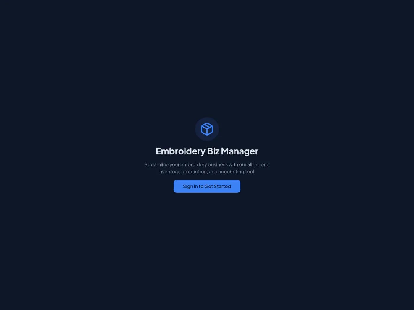 Embroidery Biz Manager